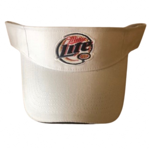 ACME | Accessories | Miller Lite Whitenavy Sun Visor Nwot | Poshmark